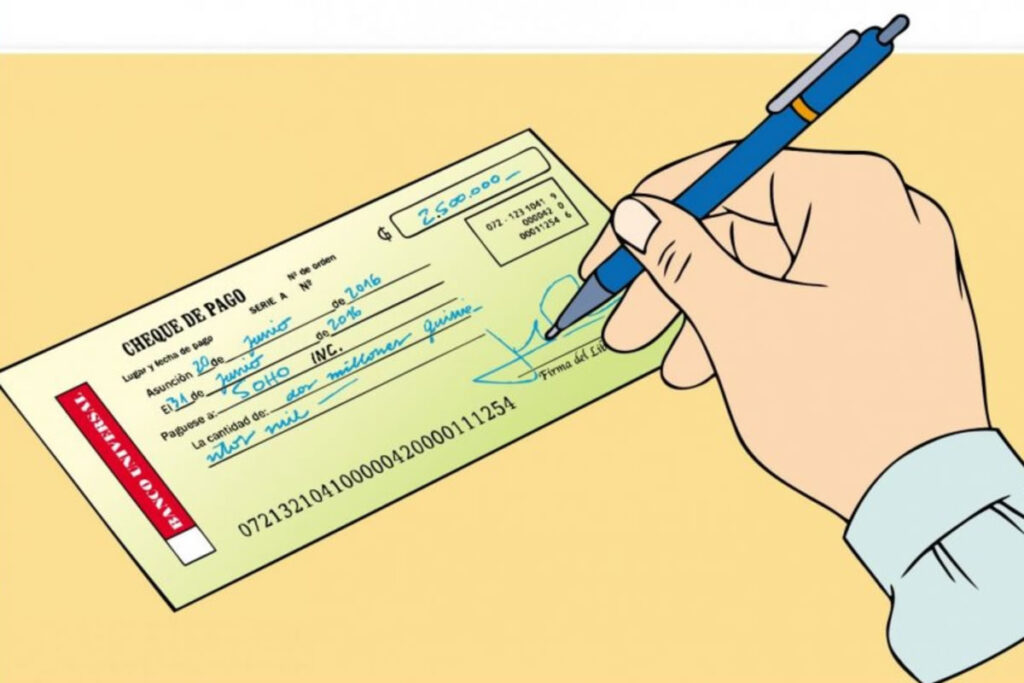 El cheque y sus tipos: conformado, nominativo, cruzado...